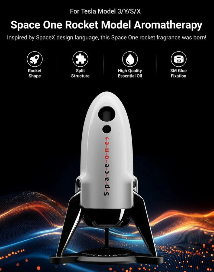 Tespart Space One Rocket Model Perfume for Tesla